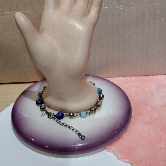 Avon | Jewelry | Vintage Avon Nina Ricci Nr Multicolor Beaded Bracelet ...